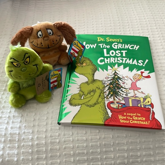Dr. Seuss | Toys | Dr Seusss How The Grinch Stole Christmas Hard Over ...